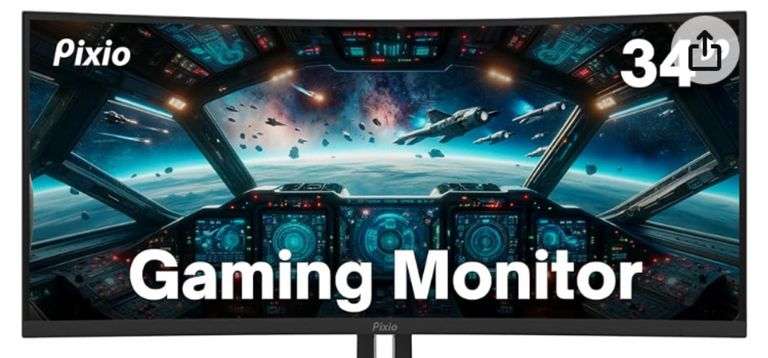 Pixie 34” Gaming Monitor - Metzger Property Services, LLC