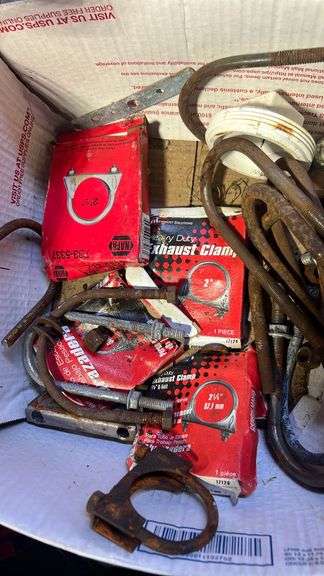 Mr. Clean washer, buckets, funnel, muffler Clamps and Brackets ...