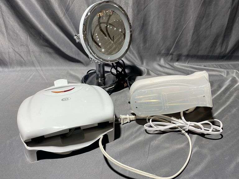 Durabrand Waffle Maker, Hamilton Beach Hand Mixer, Lighted Mirror ...