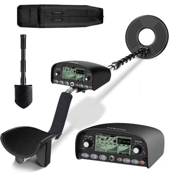 Waterproof Adjustable Pinpoint Metal Detector, Identify 8 Types of ...