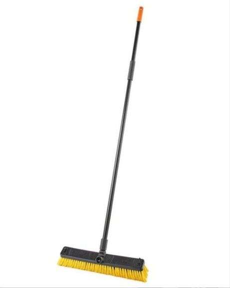 HDX 18 in. Indoor-Outdoor Push Broom - Metzger Property Services, LLC