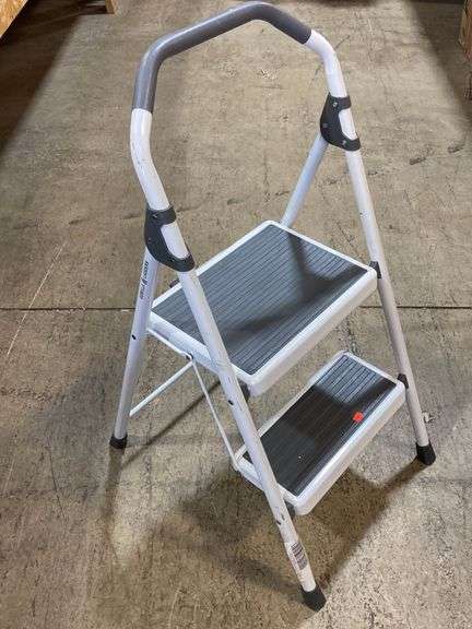 Gorilla 2-Step Compact Steel Step Stool, 225 lbs. Load Capacity Type II ...