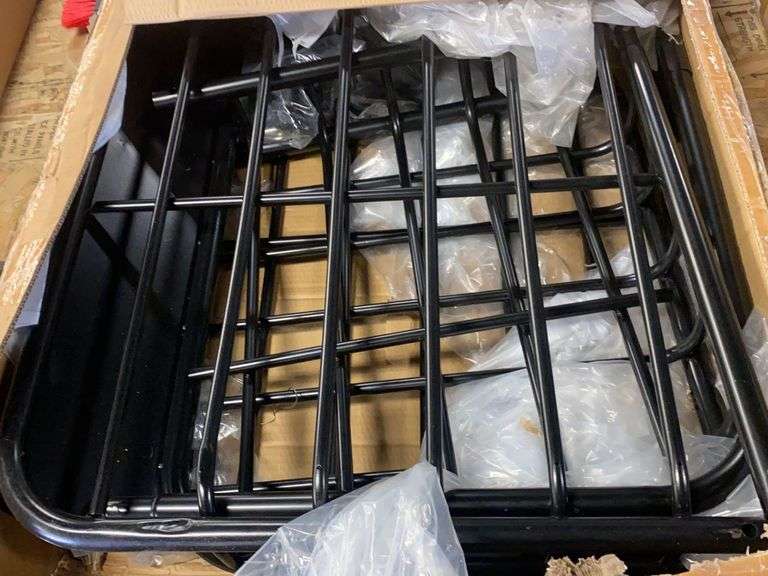 ECOTRIC 64" x 38" x 4'' Universal Roof Rack Cargo Carrier Basket ...