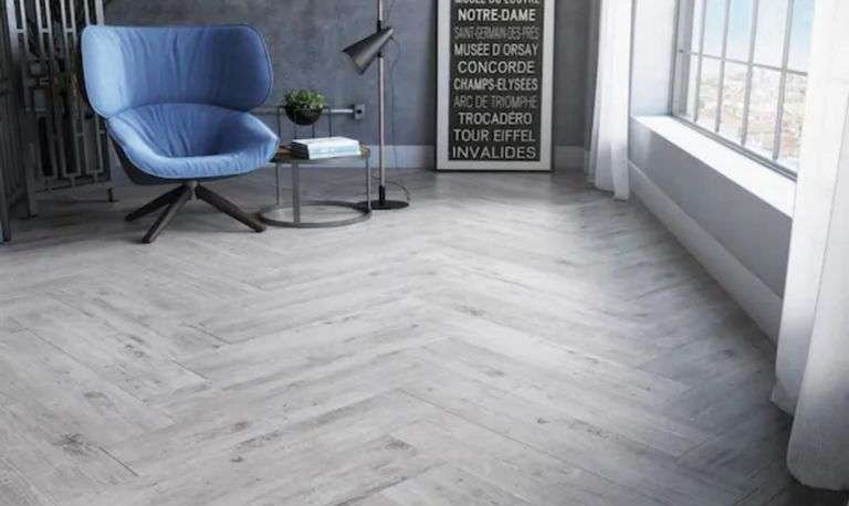 126 sq. Ft ELIANE Safari Glacier Glazed Porcelain Floor and Wall Tile ...