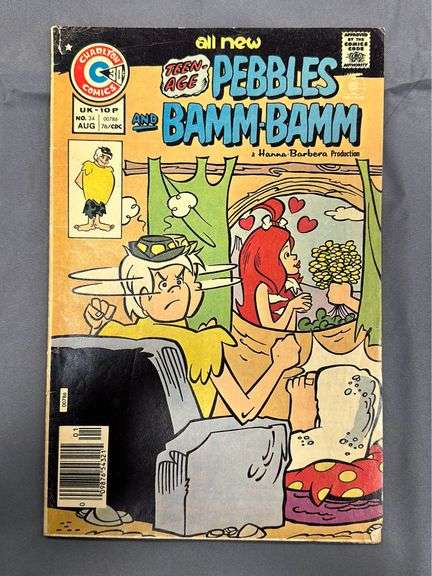 Charlton Teenage Pebbles and Bamm-Bamm Comic Book - Metzger Property ...