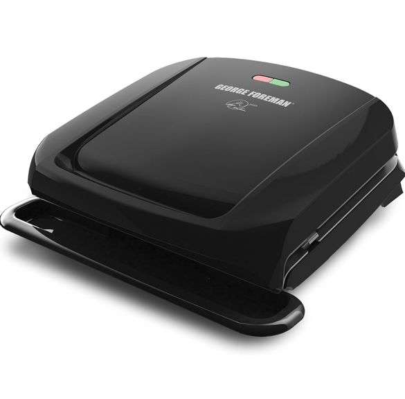 George Foreman 4-Serving Removable Plate Electric Grill and Panini ...