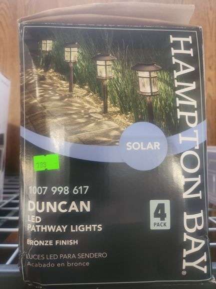Hampton Bay Duncan LED pathway lights 4 pack - Metzger Property ...