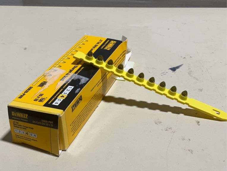 5 Pack Of DeWalt .27 Cal. Strip Loads 100 Count - Metzger Property ...
