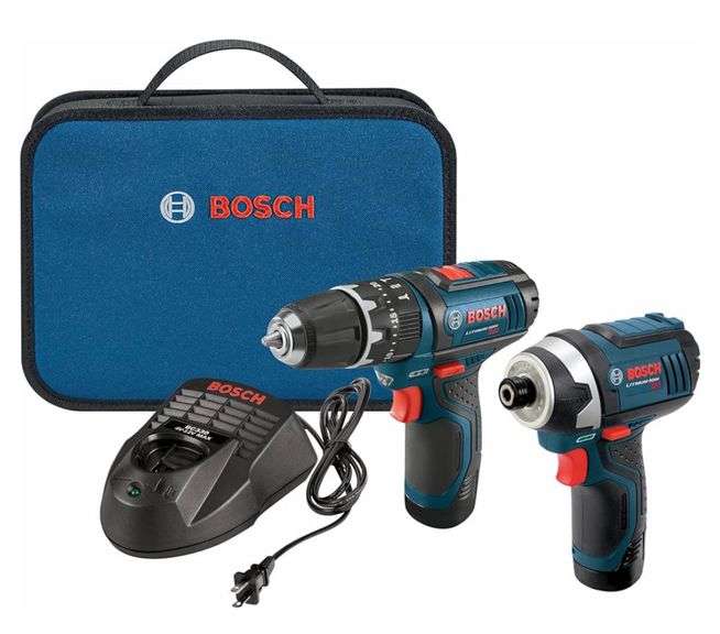 BOSCH 12-Volt Max Lithium-Ion 2-Tool Cordless Combo Kit - Metzger ...
