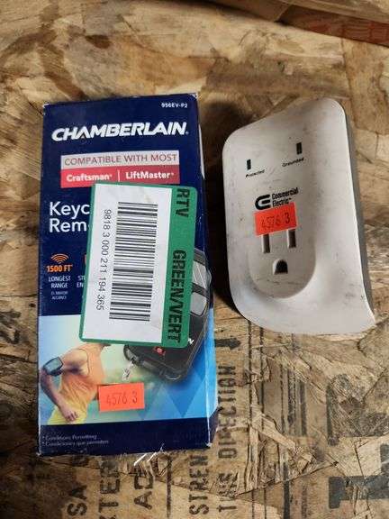GE power plug and chamberlain Keychain remote - Metzger Property ...