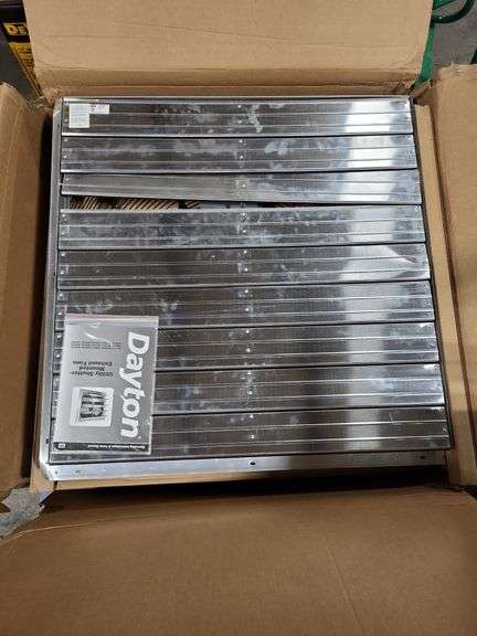 Dayton Shutter Mount Exhaust Fan 36" Blade 1 Speed 1/2hp Totally ...