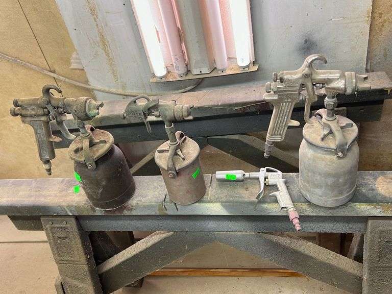 Paint Sprayer assortment inc. Binks Model 62 • Model 7 • Model 15 ...