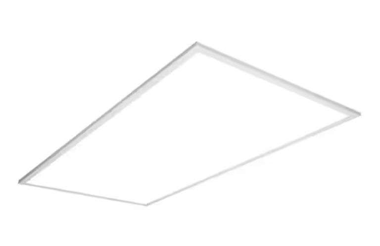 Metalux 2 ft. x 4 ft. White Integrated LED Dimmable Flat Panel Light ...