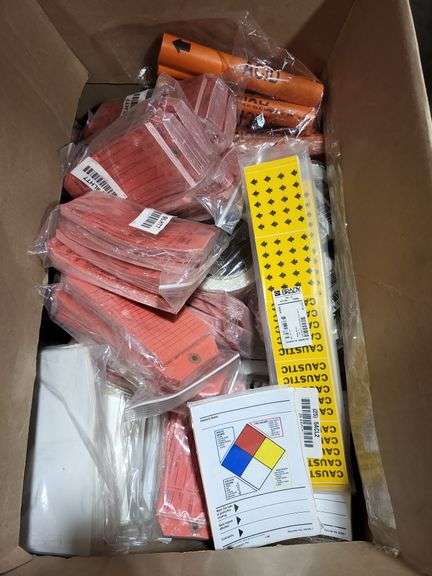 Bulk Misc Lot Of Brady Tags And Stickers For Industrial - Metzger ...