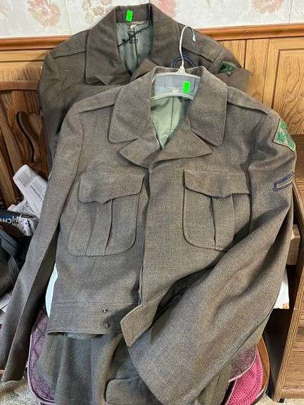 Military wool uniforms from WWII - Metzger Property Services, LLC