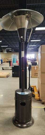 Hampton Bay 38200 BTU Bronze Heat-Focusing Propane Gas Standing Patio ...