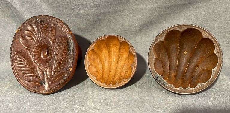 3 - Wood Butter Molds with designs - Metzger Property Services, LLC