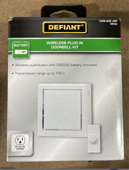 Defiant Wireless Plug-In DoorBell Kit - Metzger Property Services, LLC