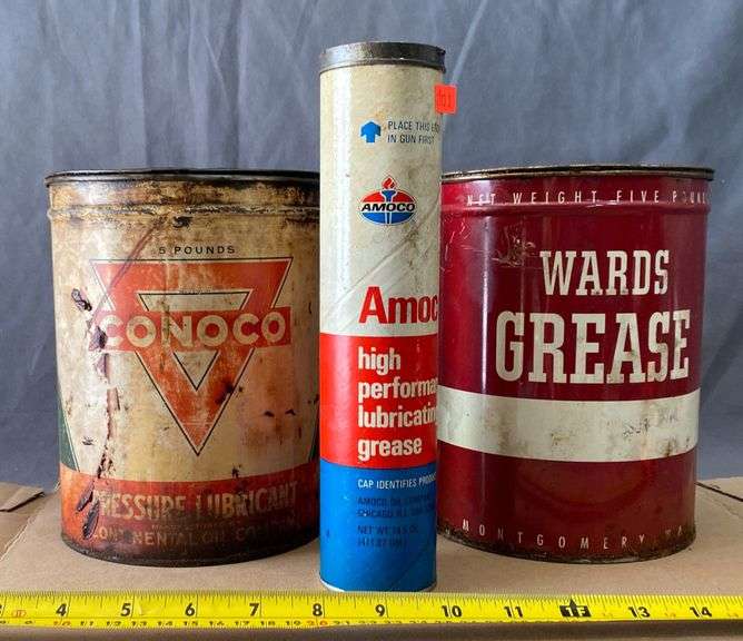Conoco Pressure Lubricant , Wards Grease, Amoco High Performance ...