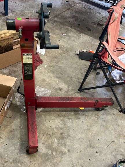 Ex-cell 1000lb engine stand - Metzger Property Services, LLC