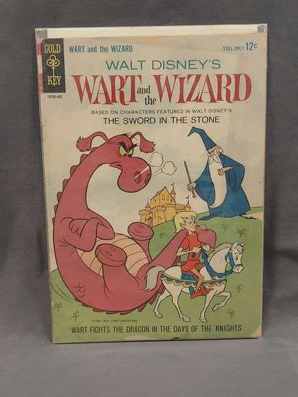 Gold Key Walt Disney's Wart and the Wizard 1963 Comic Book - Metzger ...