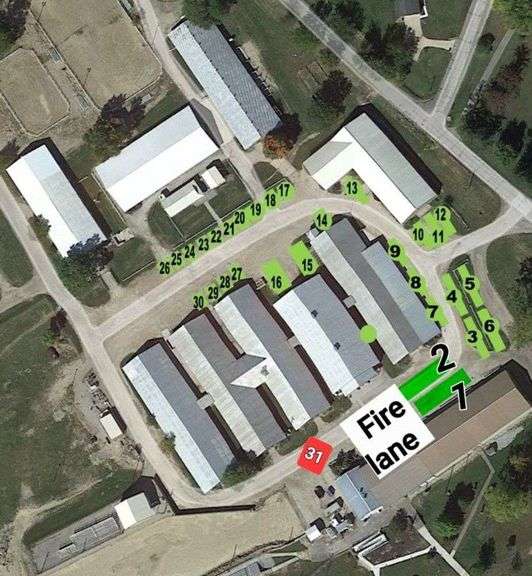 In Front of Beef & Dairy Barns 15x50' , Number Twenty-Eight (See Map ...