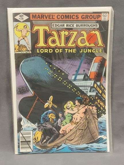 Marvel Tarzan Lord of the Jungle No. 29 Comic Book - Metzger Property ...