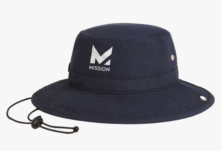 MISSION Cooling Bucket Hat, UPF 50, 3" Wide Brim Sun Hat - Metzger ...