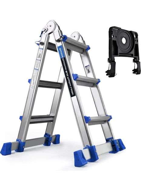 HBTower Ladder, A Frame 3 Step Extension Ladder - Metzger Property ...