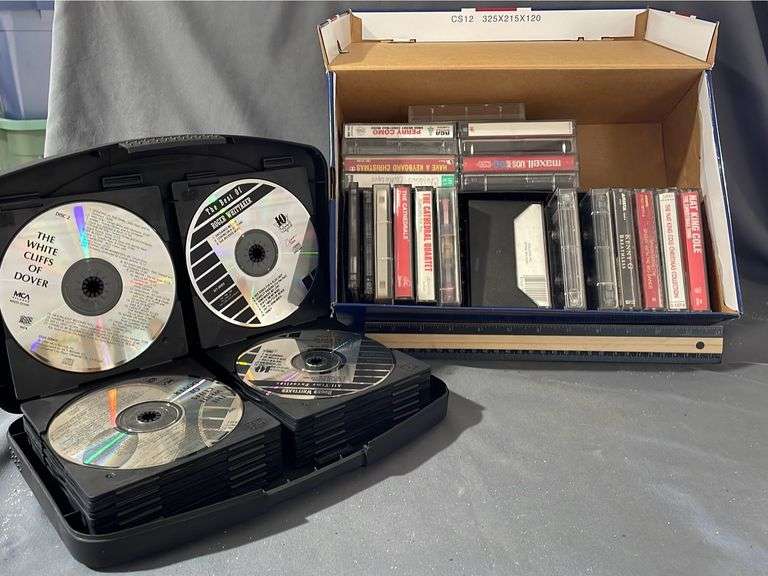 Cassette Tape and CD Music Assortment - Metzger Property Services, LLC