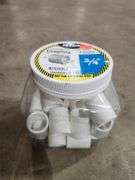 Charlotte Pipe 3/4 in. PVC Schedule 40 S x S Coupling Pro Pack (25-Pack ...