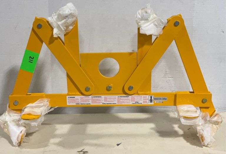 Heavy Duty 55 Gal Vertical Drum Lifter Yellow - Metzger Property ...