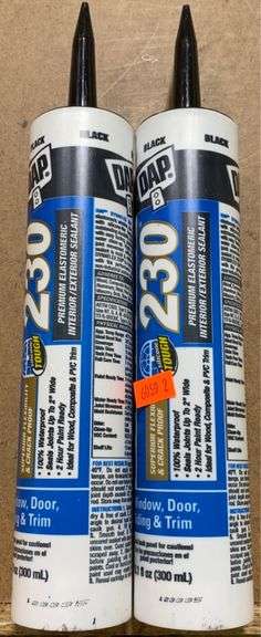 2 - DAP Dynaflex 230 Window, Door, Siding & Trim - 10.1fl Oz - Metzger ...