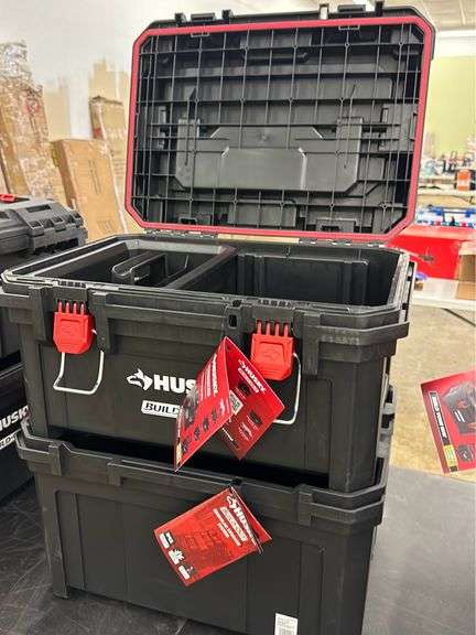 Husky Build Out Large Tool Box with Modular Storage System - Metzger ...