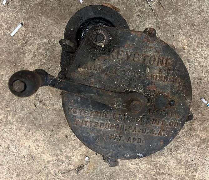 Keystone hand crank grinder - Metzger Property Services, LLC