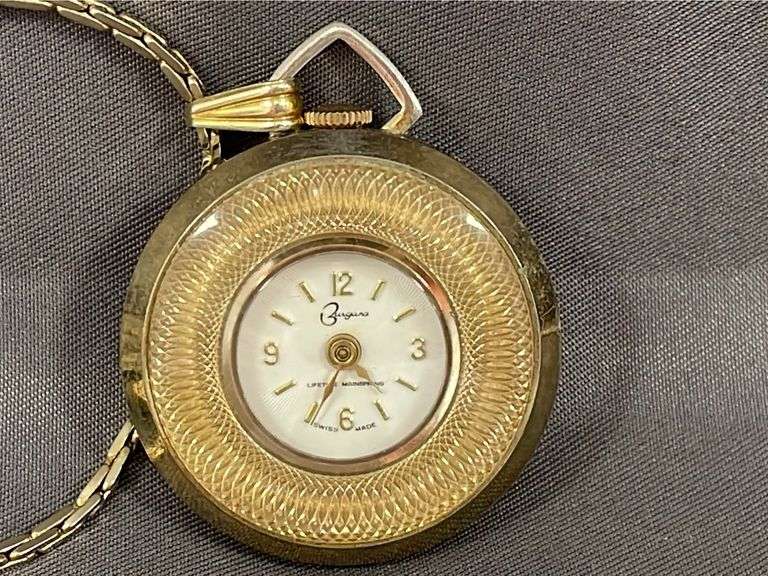 Burgana Swiss Necklace Watch - Metzger Property Services, LLC