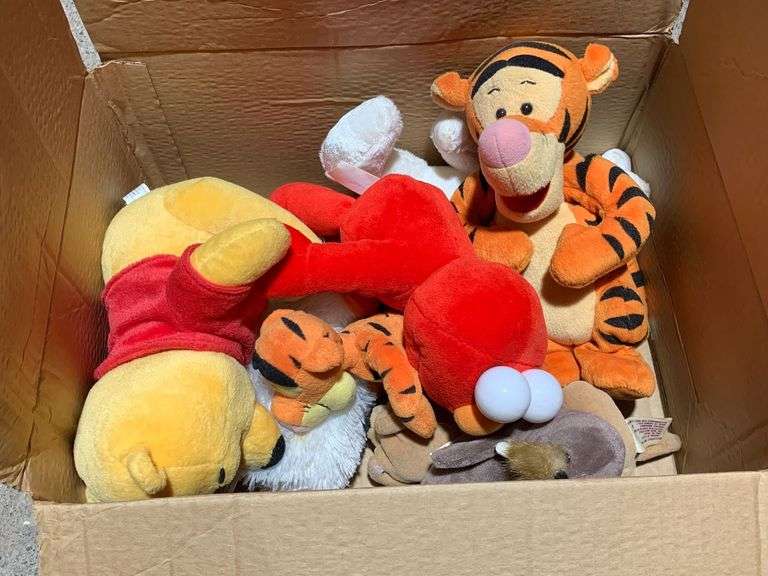 Stuffed Animal Assortment inc. Elmo & Winnie the Pooh - Metzger ...