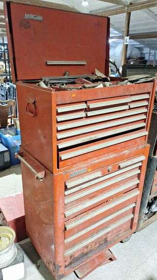 MB Century stack roll around toolbox with contents as shown in pictures ...