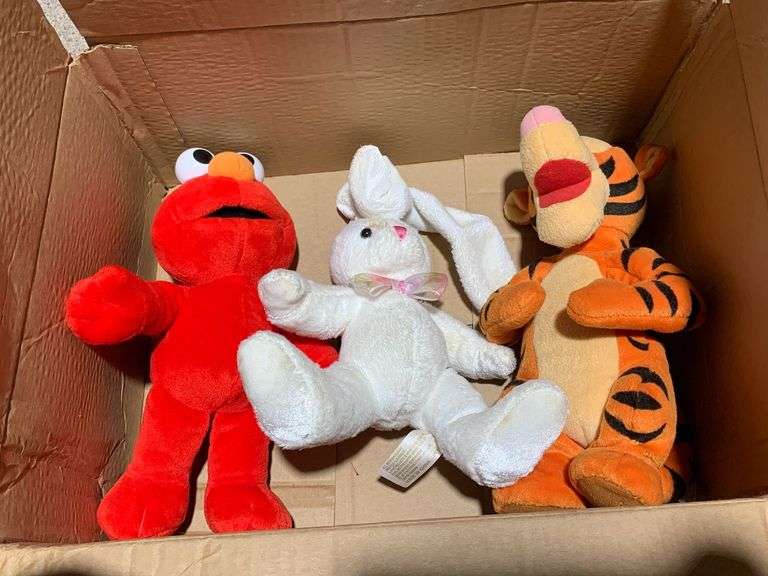 Stuffed Animal Assortment inc. Elmo & Winnie the Pooh - Metzger ...
