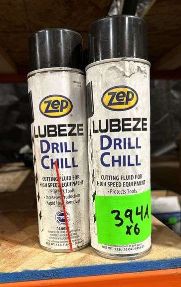 6 ZEP Lubeze Drill Chill Cutting Fluid - Metzger Property Services, LLC