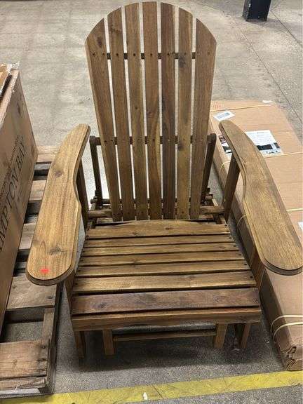 Wooden adjustable reclining chair - Metzger Property Services, LLC