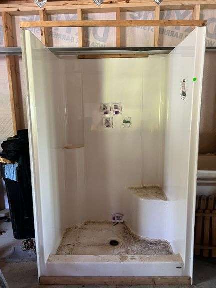Mastercraft Fiberglass Shower , 37”x 48”x 77” - Metzger Property ...