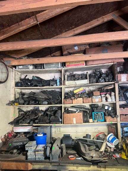 Car Parts, Hardware, Tool Assortment, Misc. contents as shown in ...