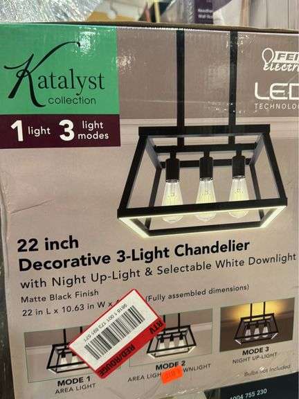 Feit Electric Katalyst 60-Watt 3-Light Matte Black Modern Adjustable ...