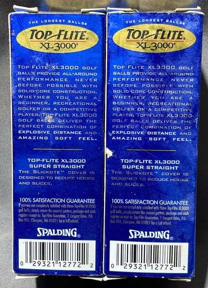 2 - Top flite XL 3000 super straight golf balls - Metzger Property ...