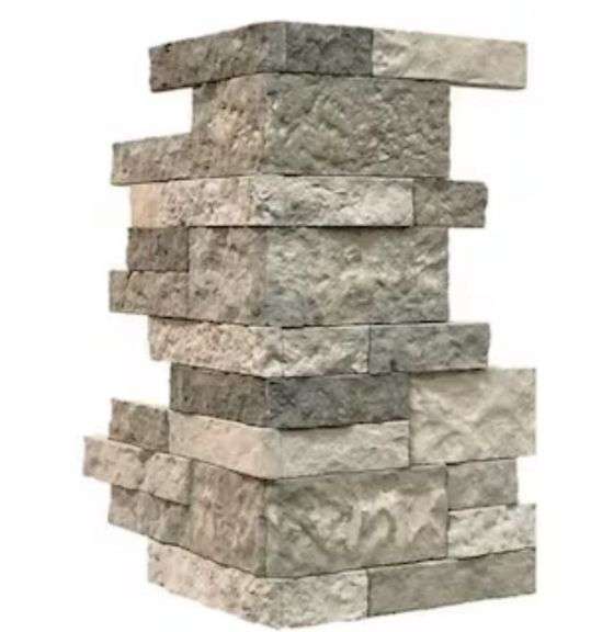 AirStone Spring Creek 7.5-sq ft Gray Faux Stone Veneer - Metzger ...