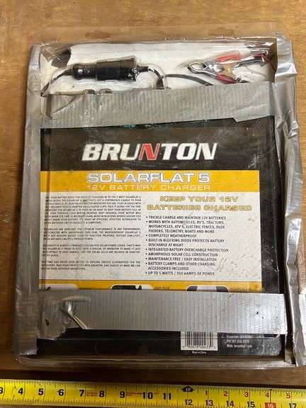Brunton SolarFlat 5 ,12volt Battery Charger - Metzger Property Services ...