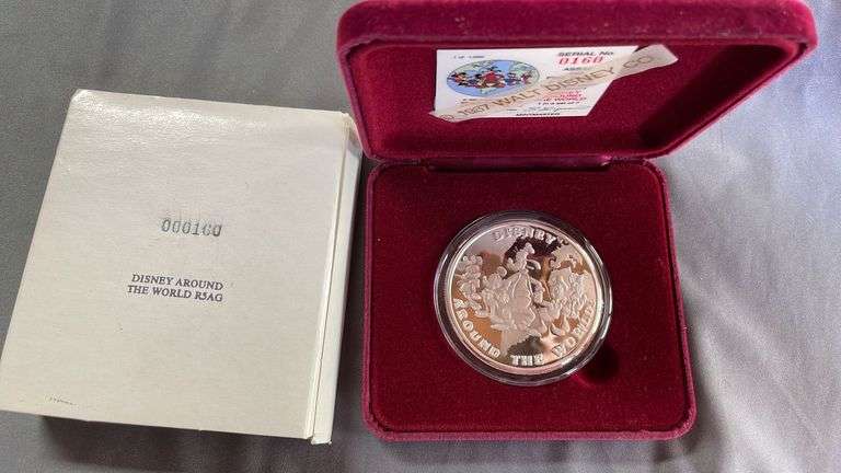 Walt Disney Co. Disney Around the World 5 Oz. Silver Round 1 of 7 (not ...