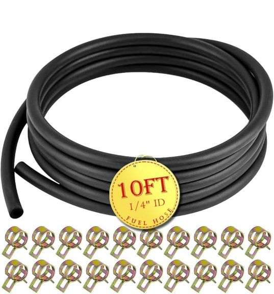 Fuel Line Hose 1/4 Inch 10FT for Kawasaki Kohler Briggs & Stratton ...