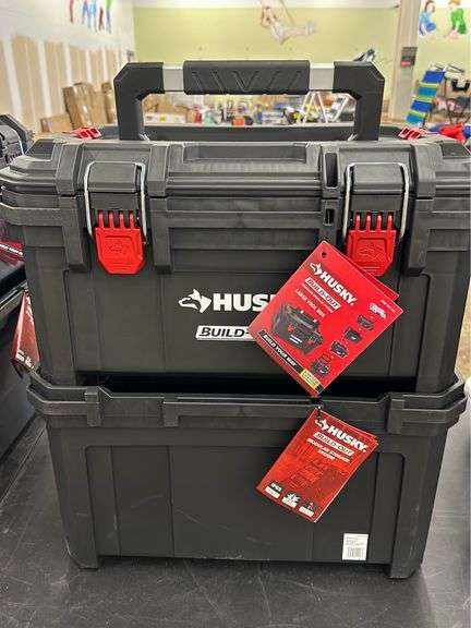 Husky Build Out Large Tool Box with Modular Storage System - Metzger ...